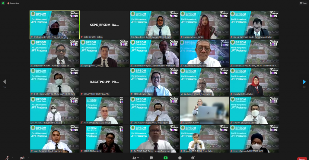 43 orang JPT Pratama ikuti Pra Uji Kompetensi Sertifikasi bagi Jabatan Pimpinan Tinggi Pratama ...