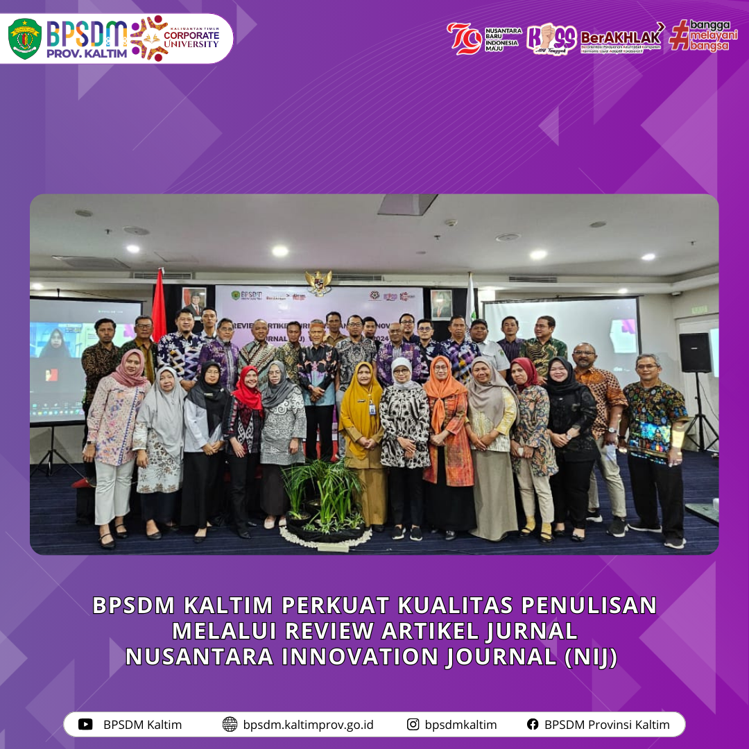 BPSDM Kaltim Perkuat Kualitas Penulisan Melalui Review Artikel Jurnal ...